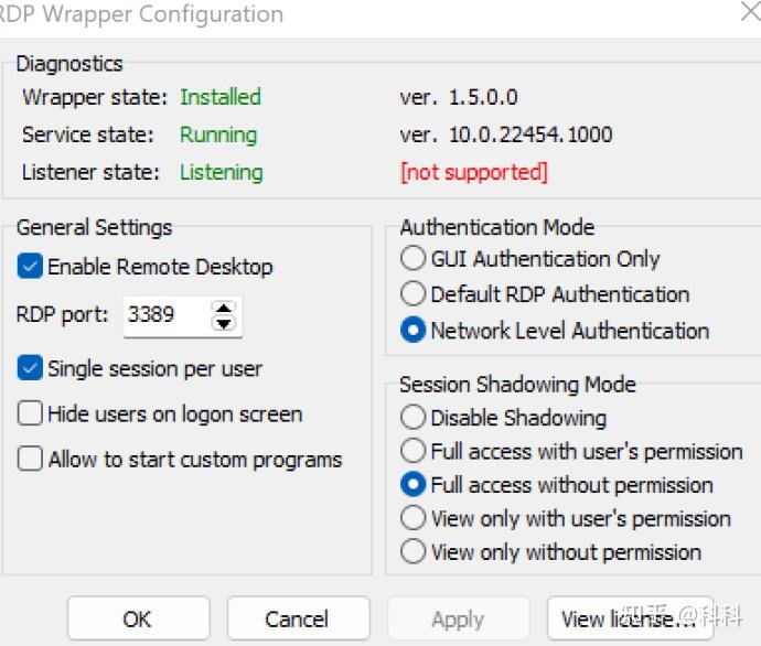 rdpwrap多线使用windows - 知乎