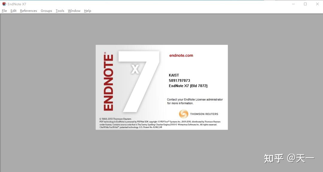 EndNote X7软件安装教程、安装包下载激活步骤 - 知乎