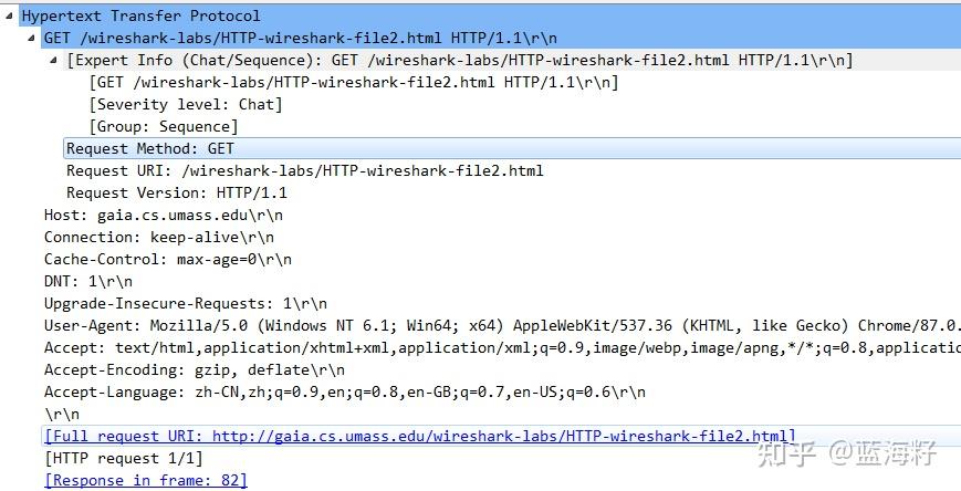 Wireshark实验 HTTP - 知乎
