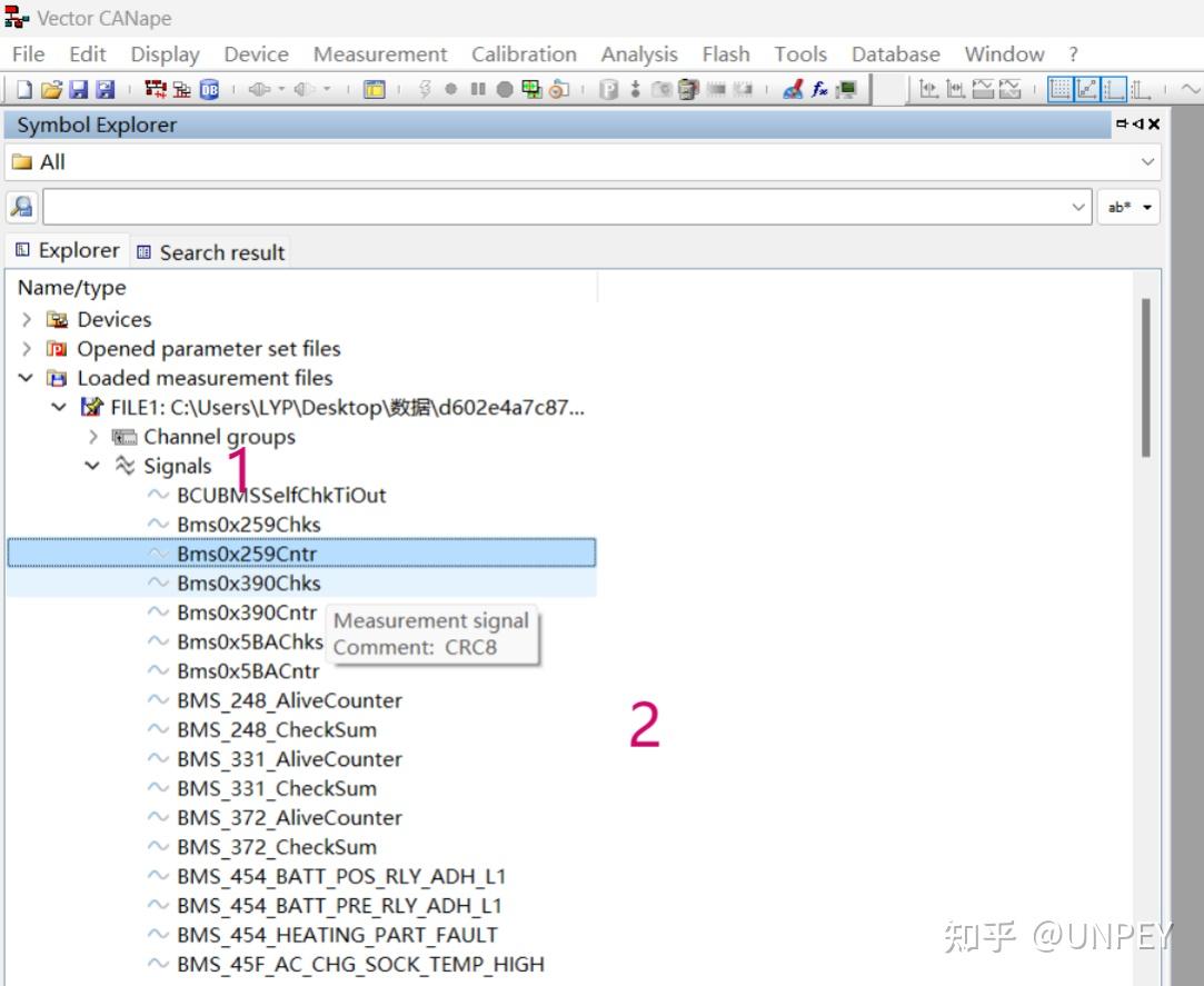 CANape的DBC添加和数据分析使用方法 - 知乎
