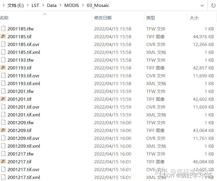 Python中ArcPy对不同时相栅格遥感影像依据成像时间依次批量拼接的方法 - 知乎