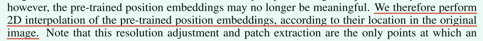 ViT 微调时position embedding如何插值（interpolate）【源码解析】 - 知乎