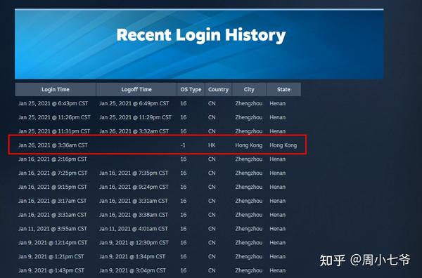 Steam账户异地IP登陆查询方法 - 知乎