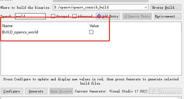 Visual Studio2022 + OpenCV_4.11 + OpenCV_contrib_4.11 +Cmake源代码编译 - 知乎
