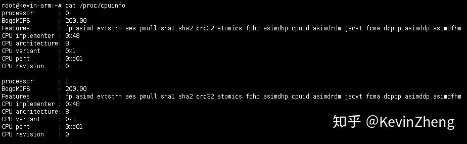 Linux下获取ARMv8-A CPU详情的3种方法 - 知乎