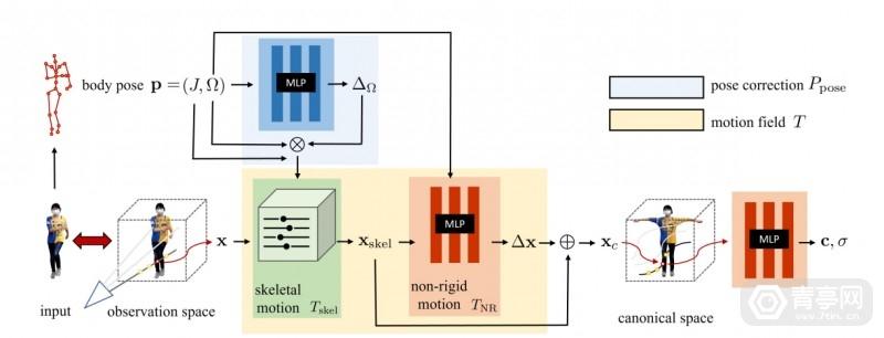 HumanNeRF：从2D视频提取动态人像，并转换为3D模型 - 知乎