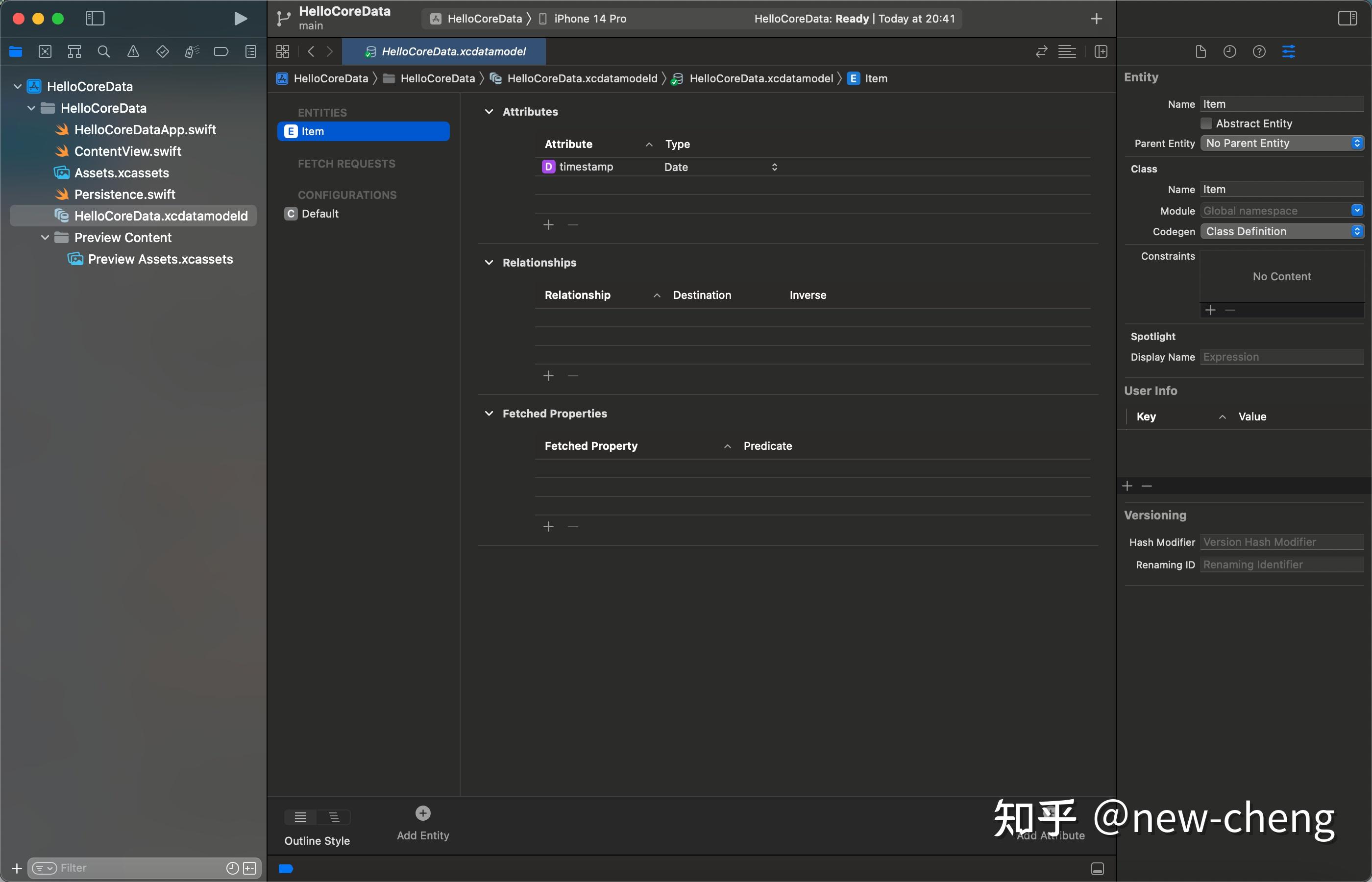 SwifUI 开发之旅：CoreData 快速上手开发 - 知乎