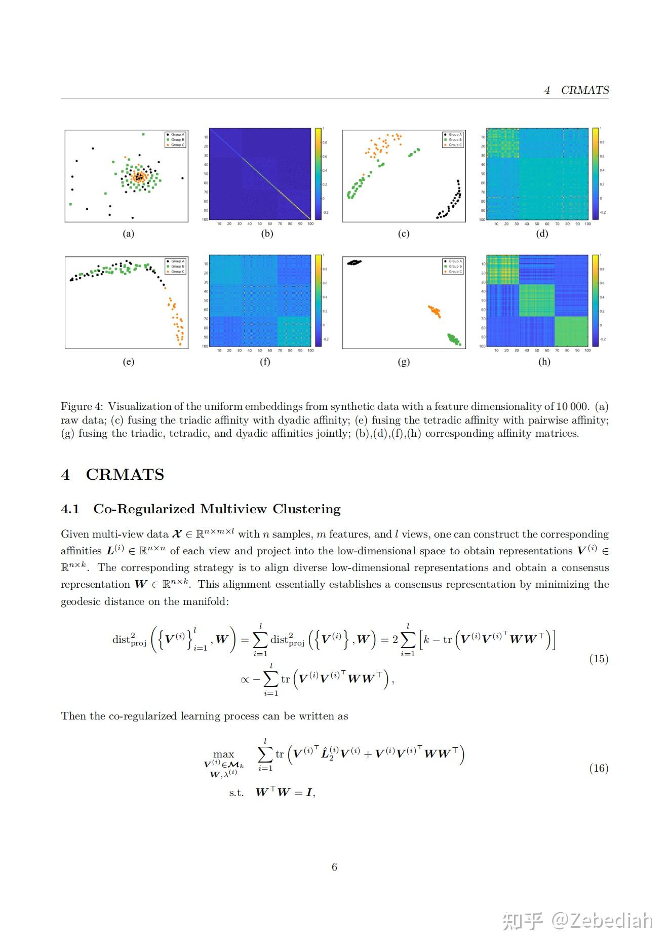 论文复述：Multiview Spectral Clustering - 知乎