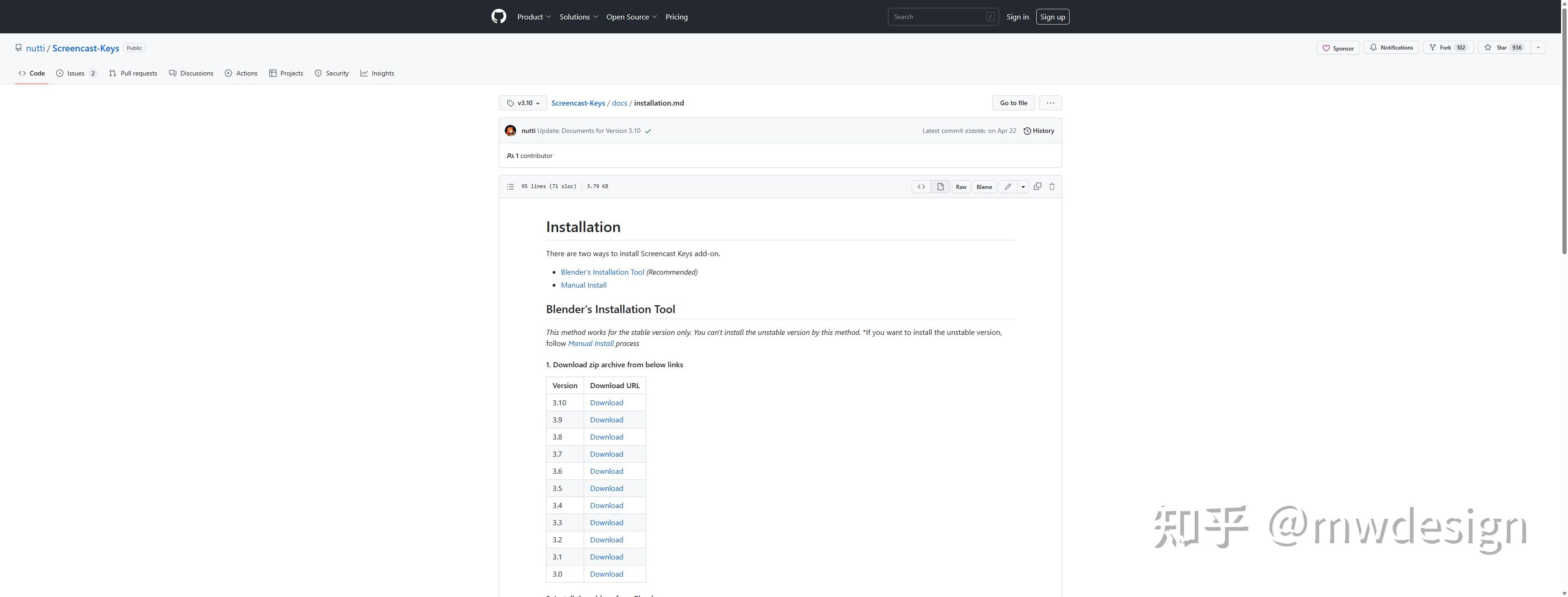 【Blender】Add-on: Screencast Keys 按键可视化插件，可实时显示键盘/鼠标操作状态 - 知乎