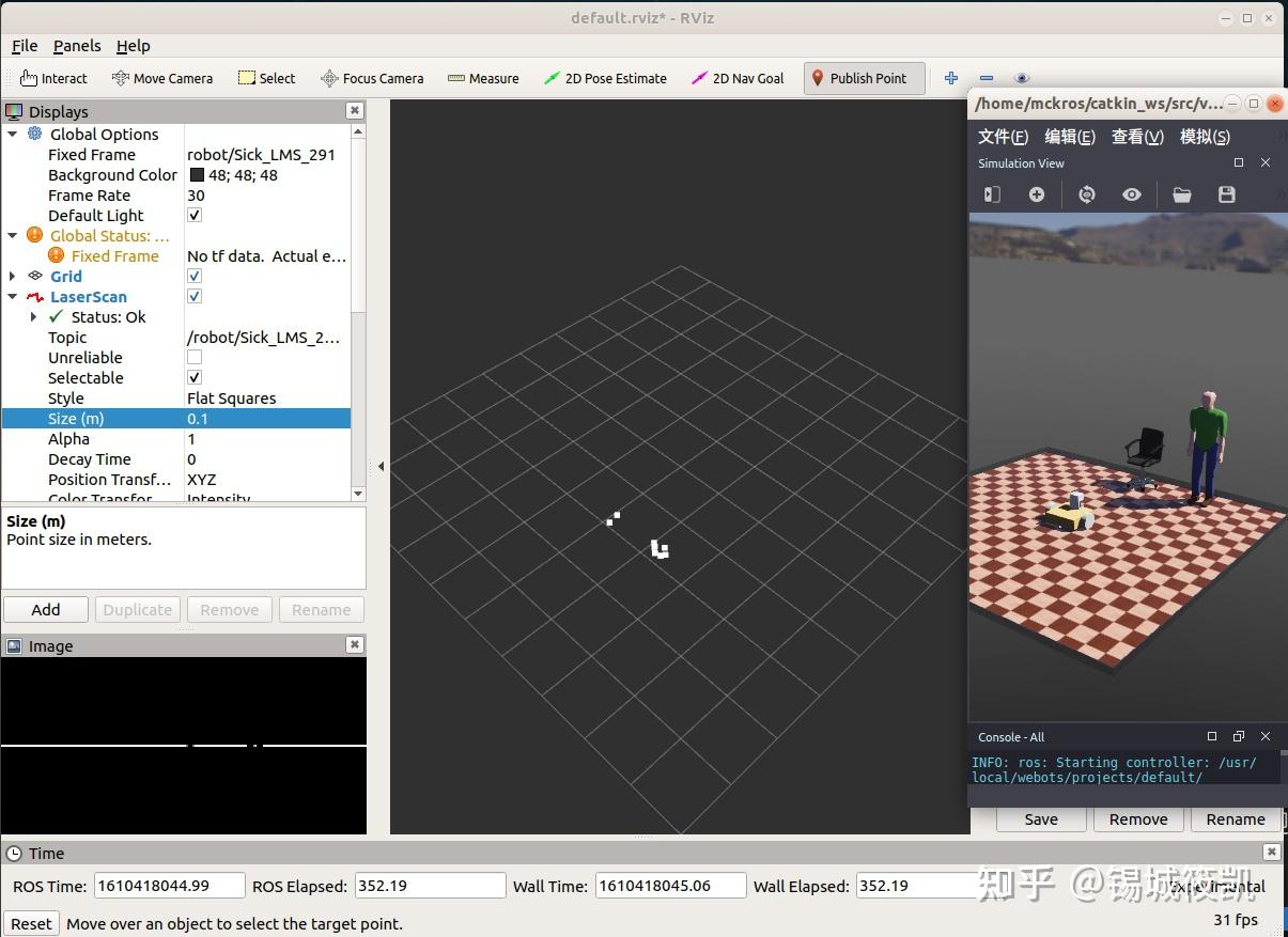 ROS联合webots实战案例(四)webots中使用激光雷达 - 知乎