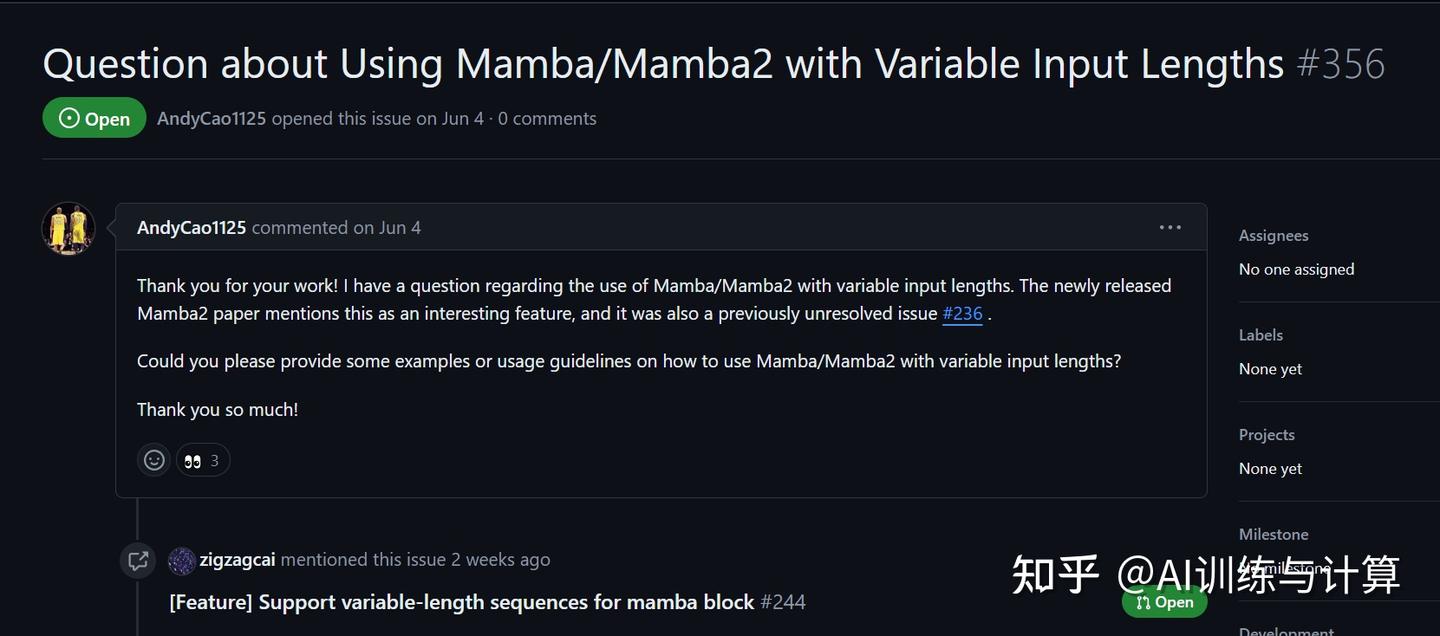支持变长序列的Mamba-1训练 - 知乎