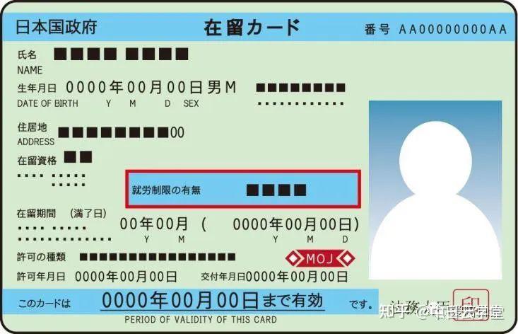 一起了解下日本在留卡 知乎