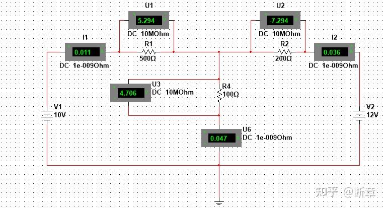 3.应用Multisim软件工具设计电路验证网络定理 - 知乎