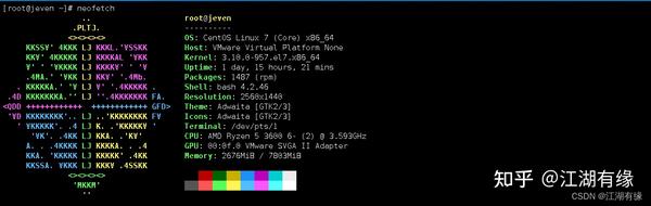Linux系统之neofetch工具的基本使用 - 知乎
