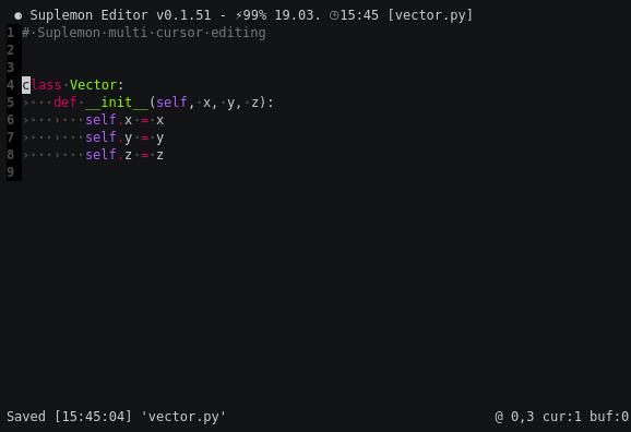 Suplemon：带有多光标支持的现代 CLI 文本编辑器 - 知乎