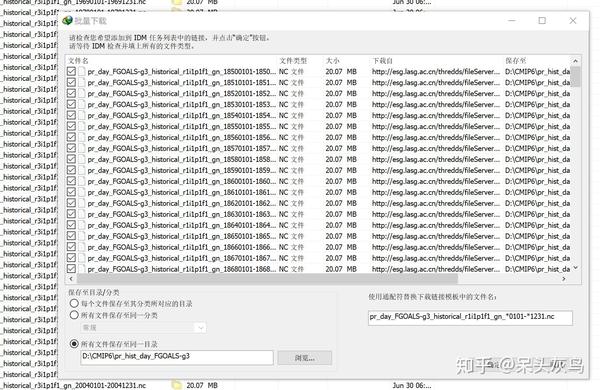 使用IDM下载器批量下载CMIP6数据的流程 - 知乎