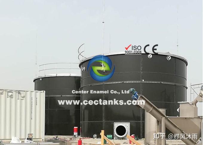 500 - 5000m3 Bolted Water Storage Tanks For Wastewater Treatment Easy ...