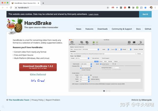 HandBrake-开源、跨平台视频压缩神器 - 知乎