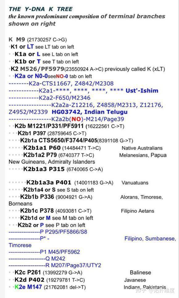 最近发现Y染色体K2祖型7人，证实NO-M214源自中国东部 - 知乎