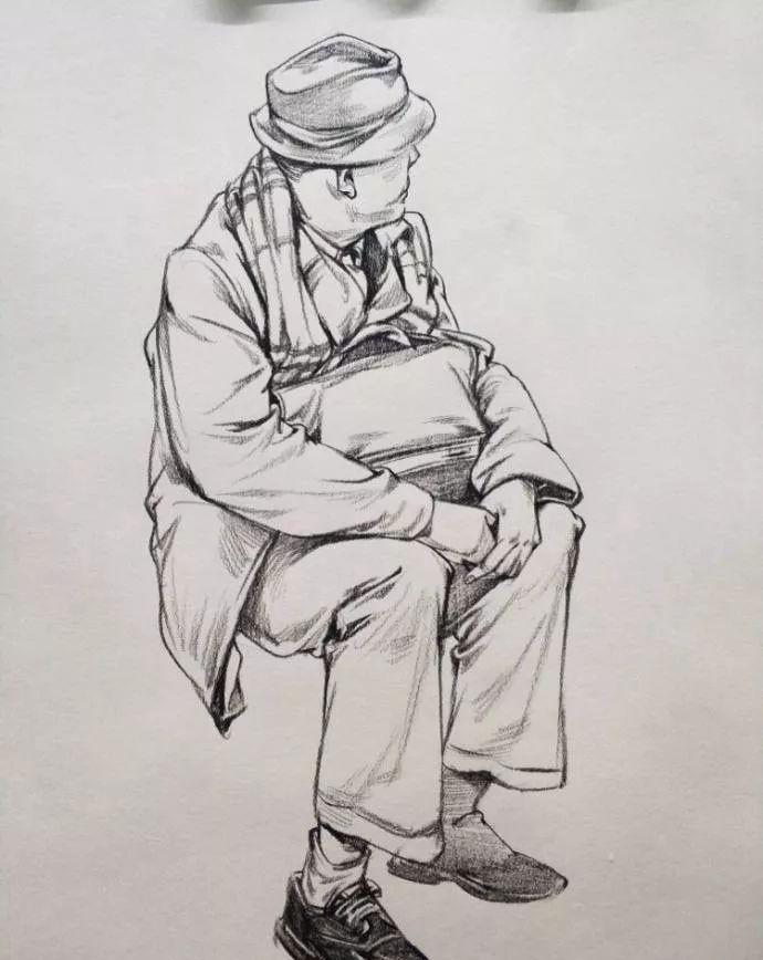 速写人物临摹素材 - 知乎