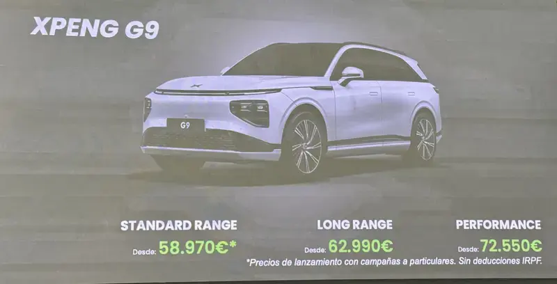 【小鹏G9/G6/P7车型登陆西班牙市场 售价约合人民币35.1万元起】 - 知乎