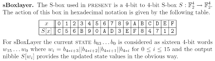 PRESENT: 密码学 Block Cipher - 知乎