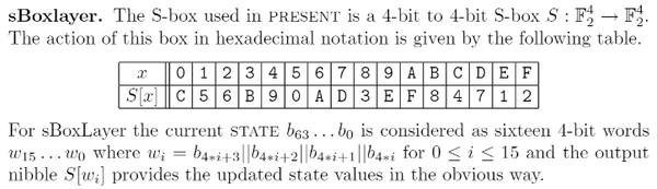 PRESENT: 密码学 Block Cipher - 知乎