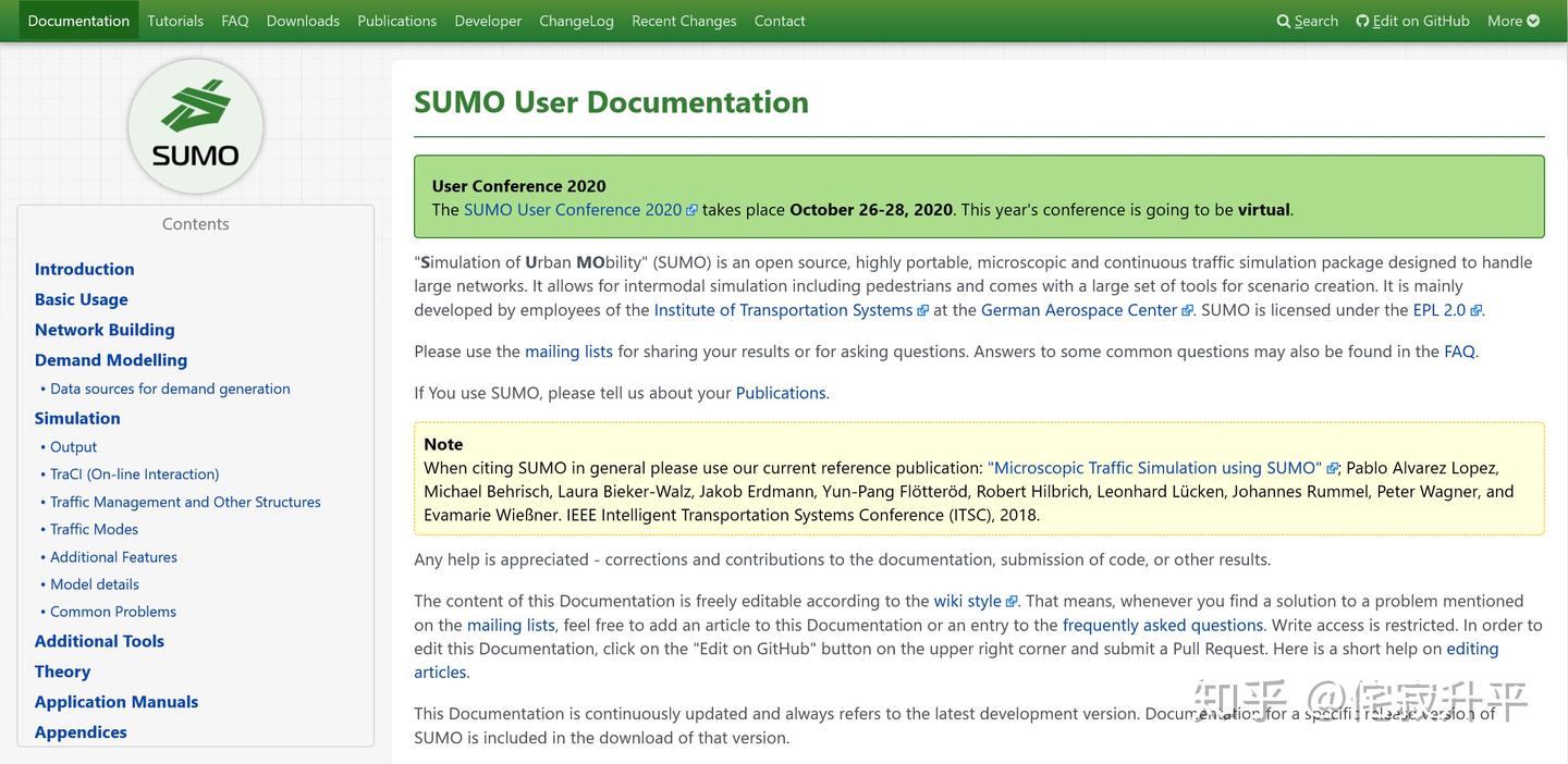 SUMO学习入门（一）SUMO介绍 - 知乎