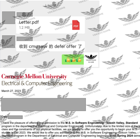 2023 VH Offer | 恭喜VH学员收获CMU卡耐基梅隆大学软件工程硕士！！ - 知乎