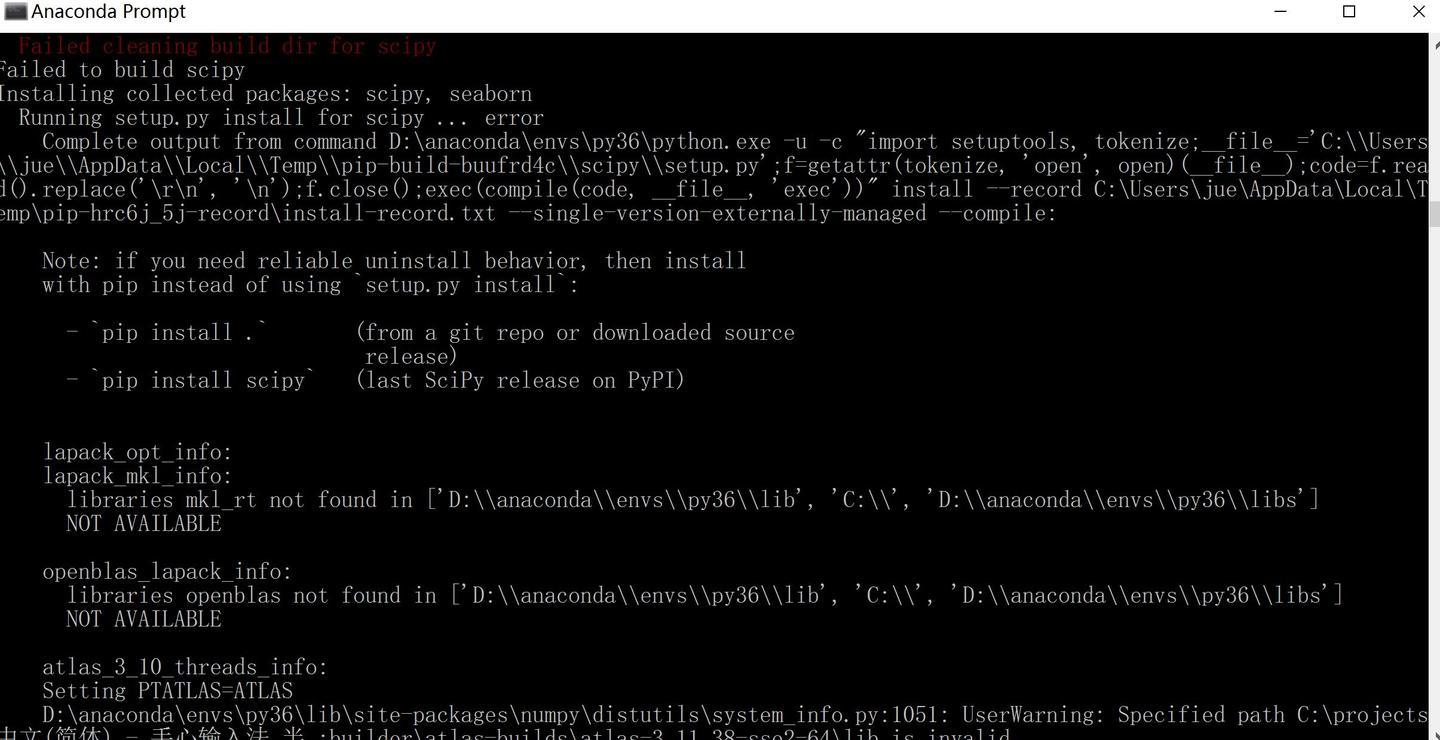 使用pip install安装seaborn包不成功 - 知乎