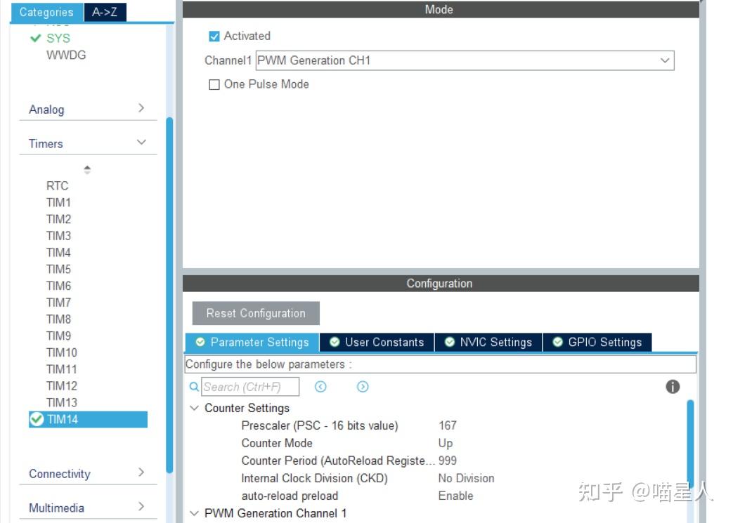 基于STM32F407的PWM呼吸灯实现（cubeMX） - 知乎