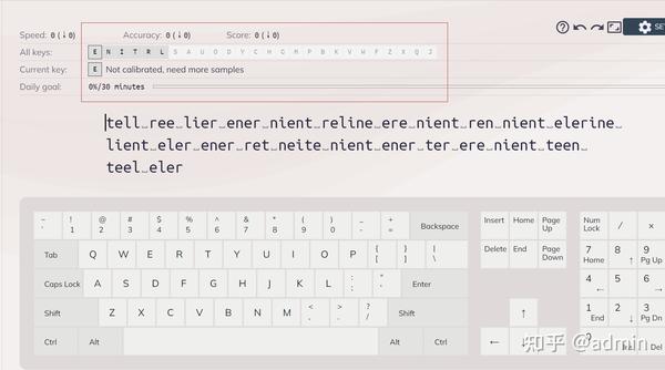 在keybr练习打字的经历 - 知乎