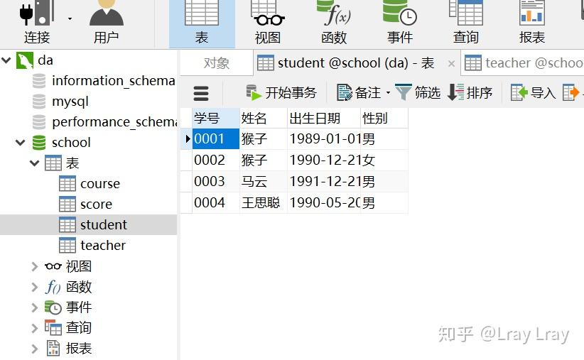 Mysql 一 创建数据表 知乎