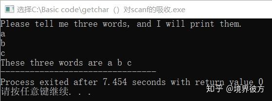 关于scanf函数对于“\n"的吸收 - 知乎