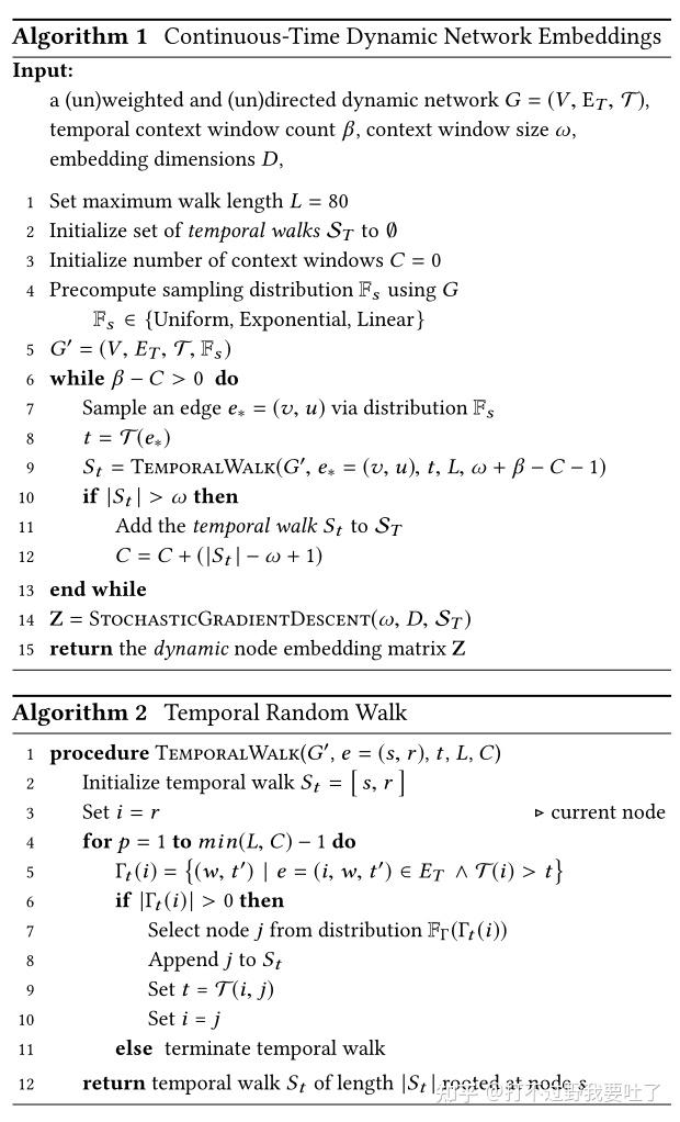 论文阅读 Continuous-Time Dynamic Network Embeddings - 知乎