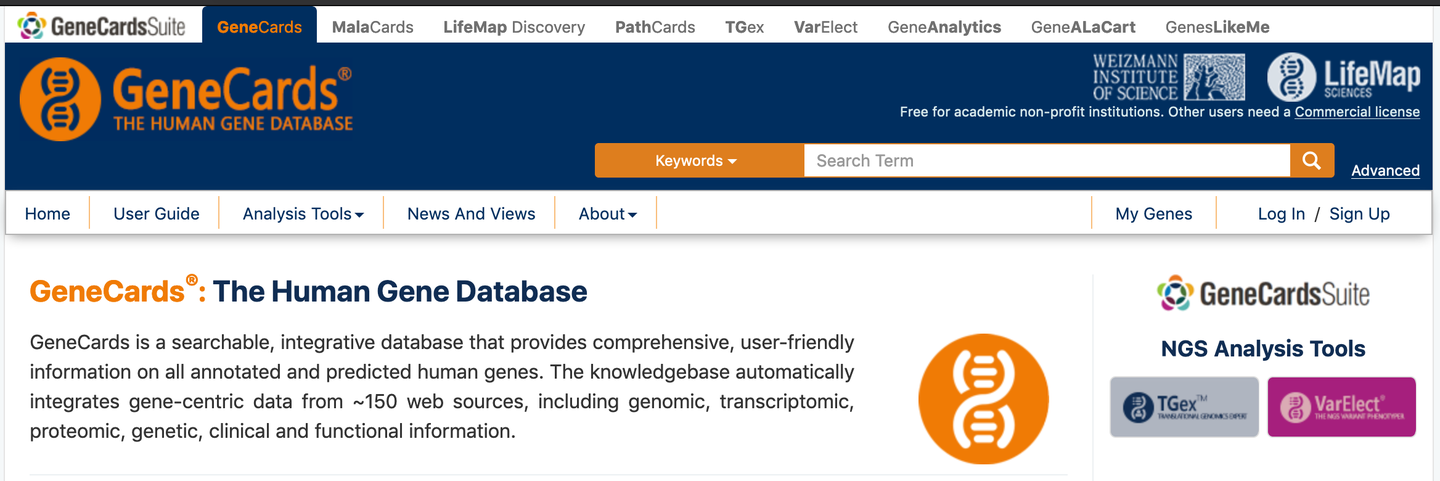 genecards是个好东西，但是如果要能用python访问的话就更好了 - 知乎
