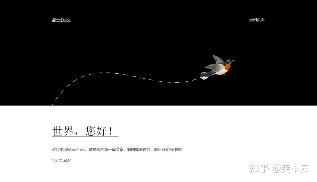 从零开始搭建个人博客——wordpress 博客 知乎 