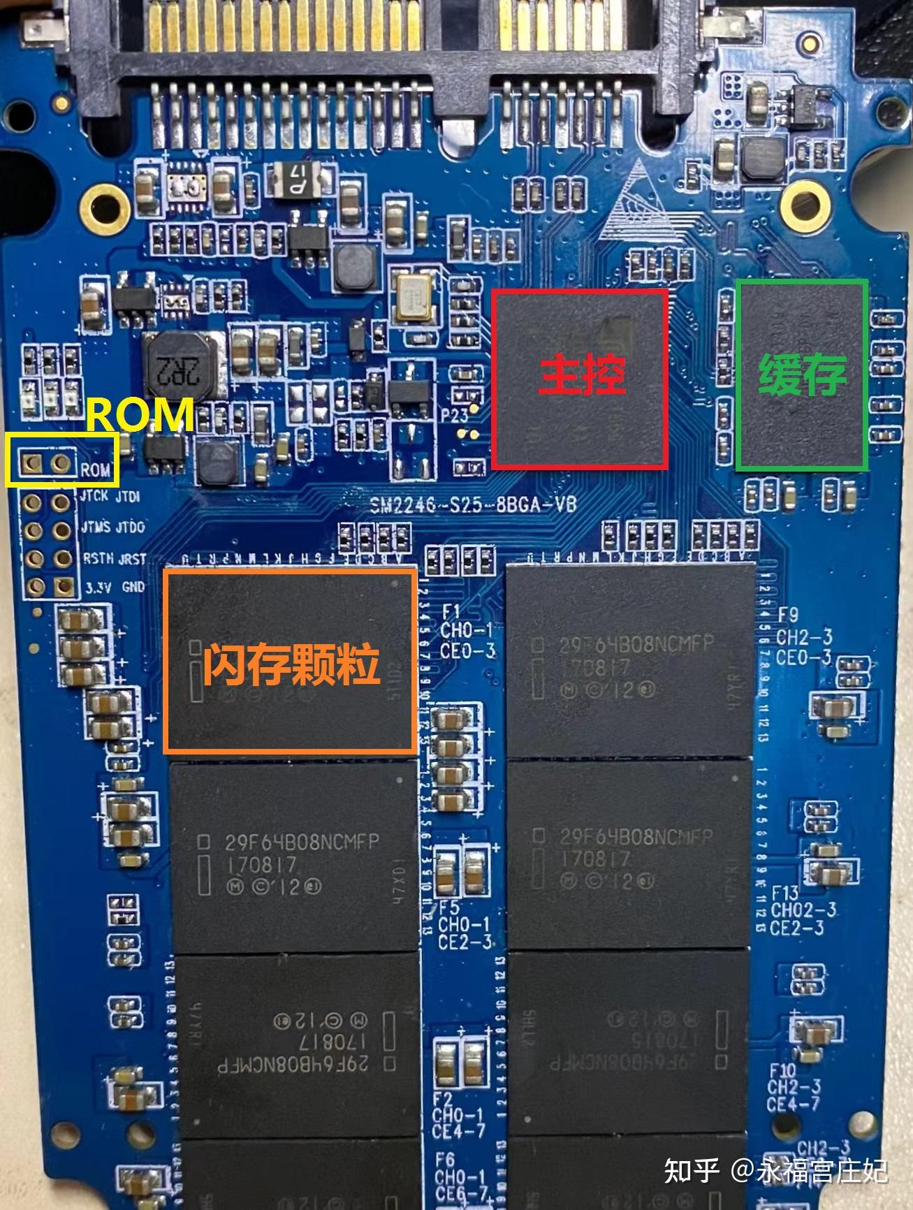 固态硬盘维修常识性知识【二：短接ROM，让固态硬盘进入工程模式】 - 知乎