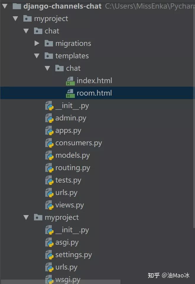 Django实战：channels + websocket四步打造个在线聊天室(附动图) - 知乎