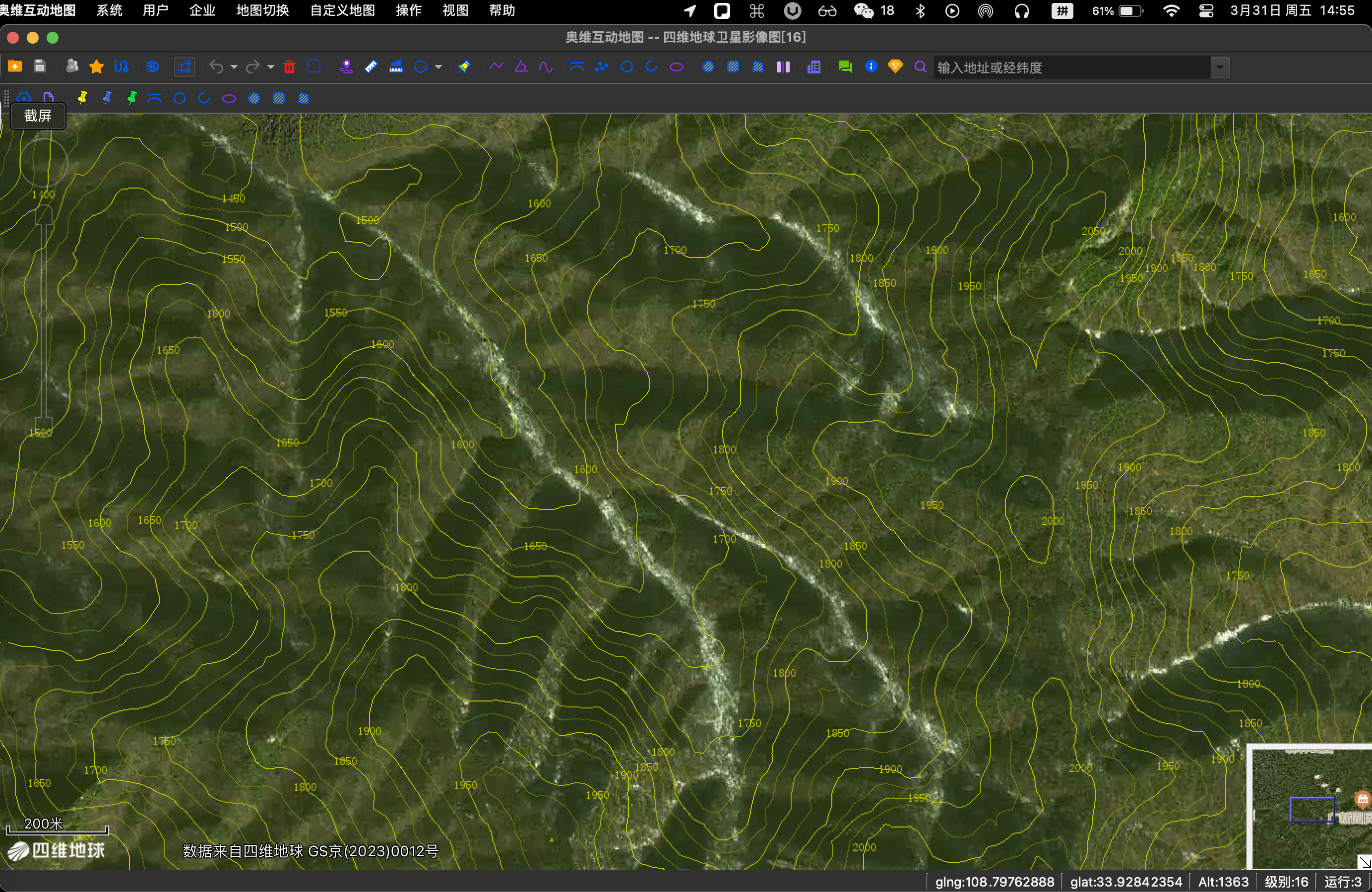如何自由下载、绘制、导出等高线地图｜Mac系统 - 知乎