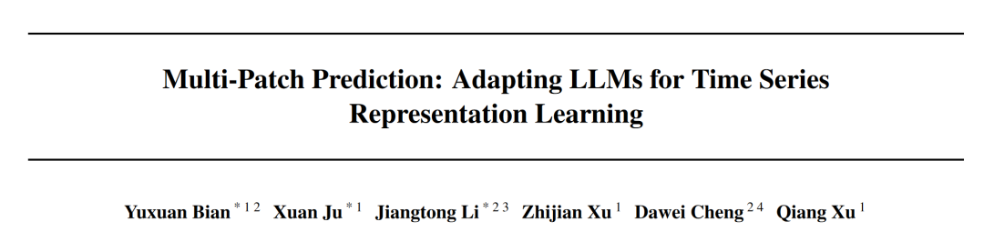 ICML 24 | 将LLM适配于时间序列表示学习 - 知乎