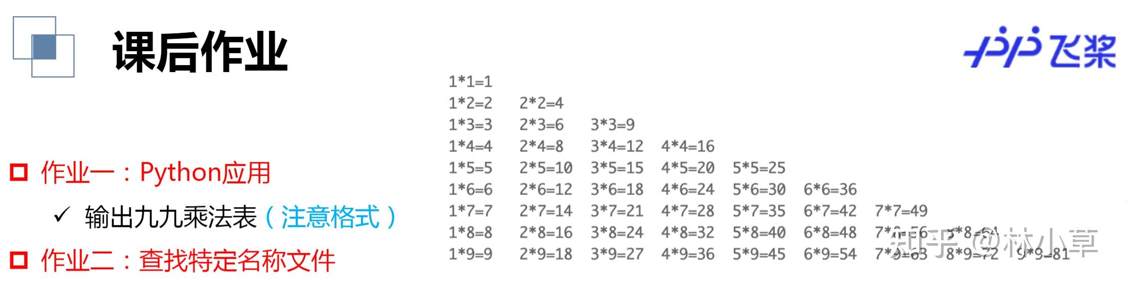 自学Python-D1：打印九九乘法表 - 知乎