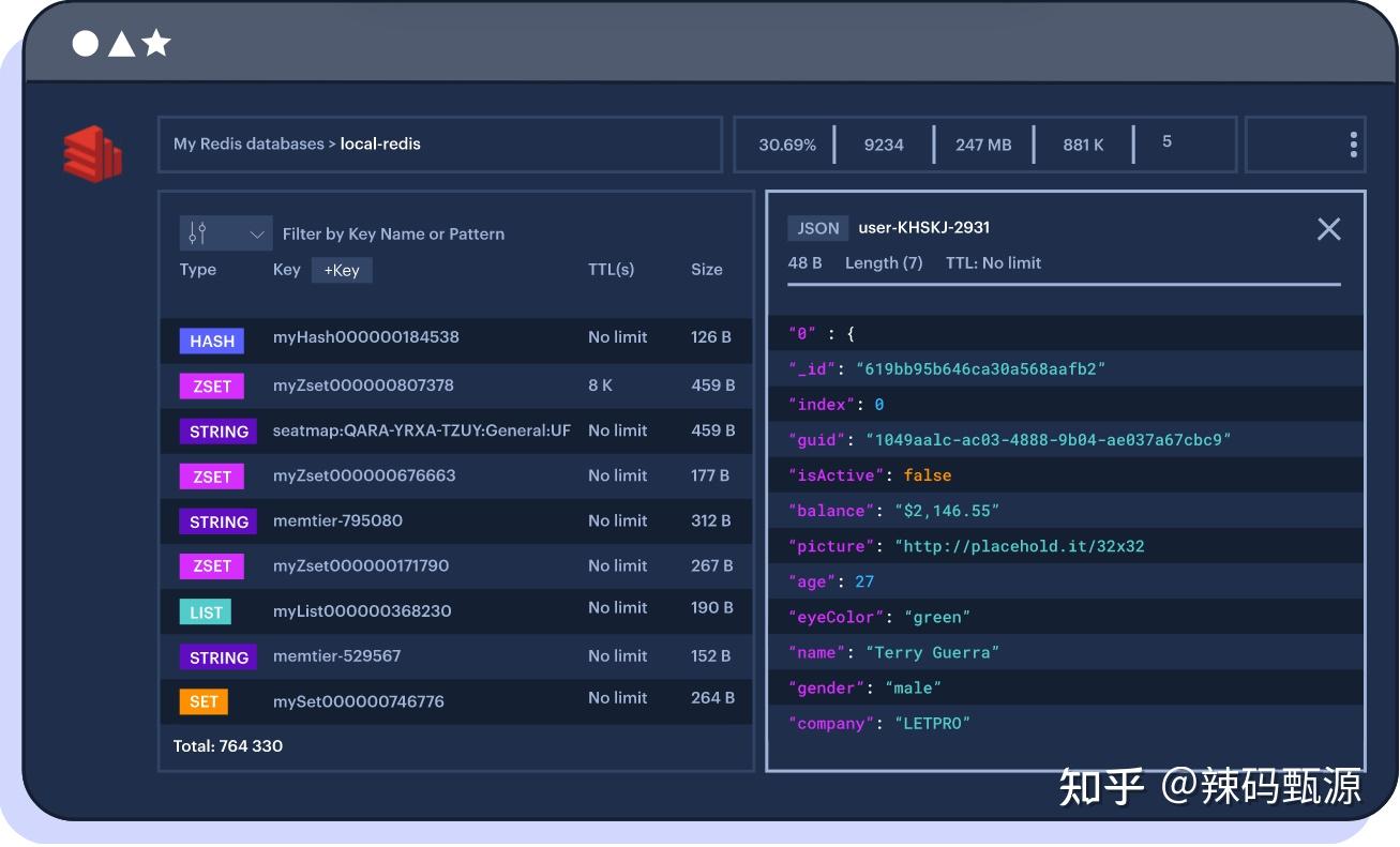必试！开源免费的Redis桌面管理工具：RedisInsight - 知乎