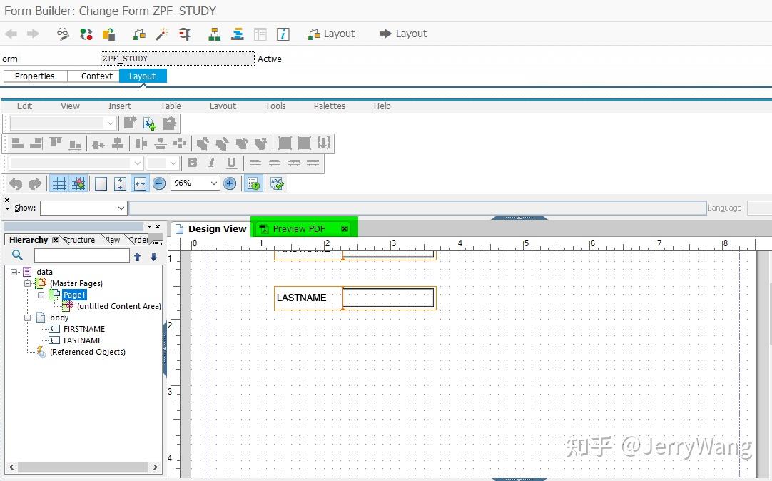 如何在 SAP ABAP 系统中使用 Adobe Form - 知乎