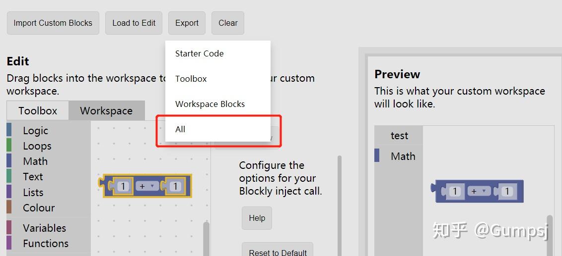 5-Blockly Developer Tools之自定义工具箱 - 知乎