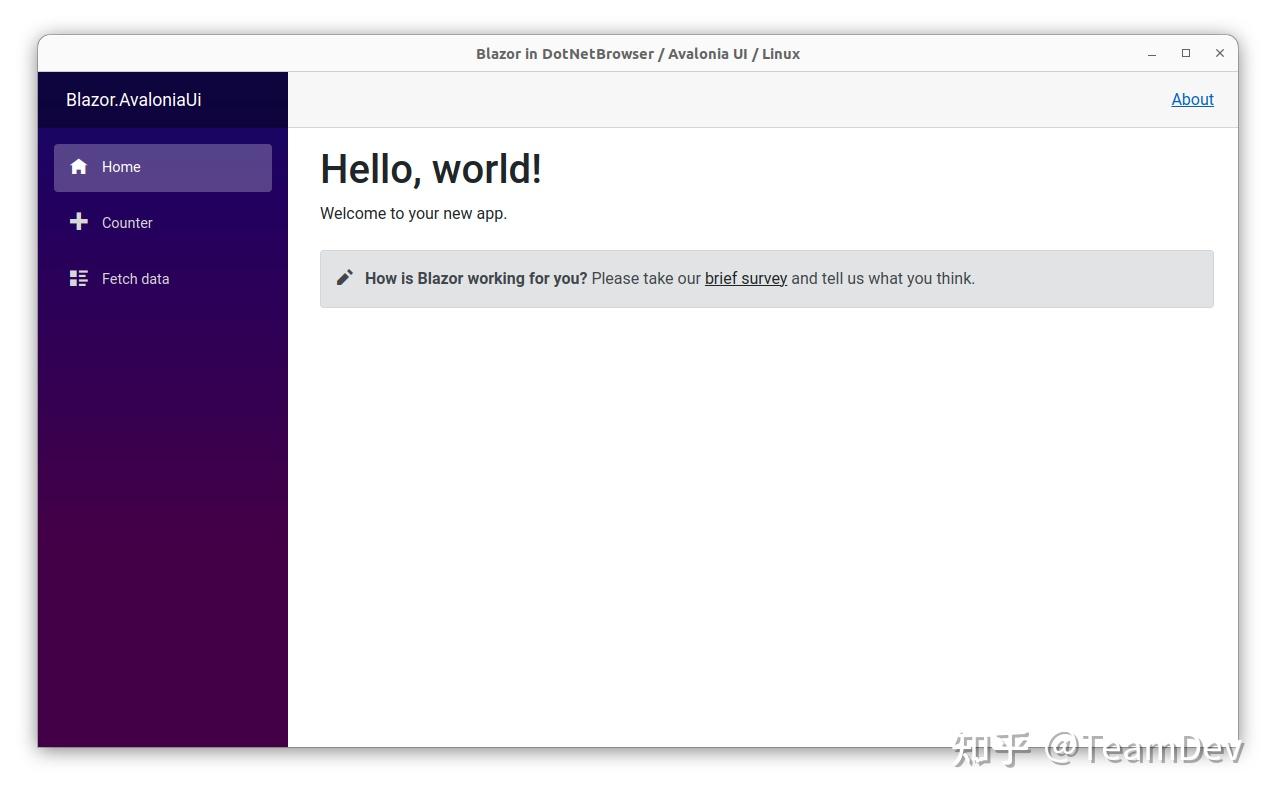 利用 Avalonia UI 构建 Blazor 混合应用程序 - 知乎