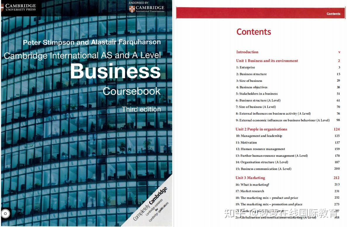 Alevel商务教材pdf电子版【包含爱德思&CIE】 - 知乎