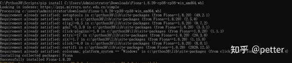 window 操作系统安装python的第三方包Fiona报错时解决方法 - 知乎