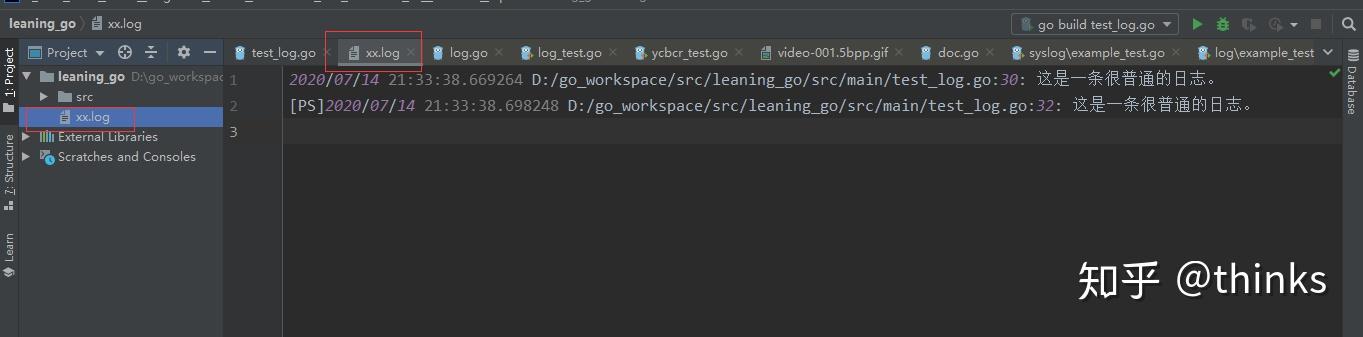 Go语言Log使用 - 知乎
