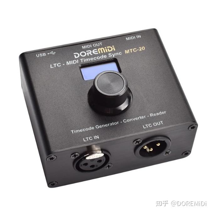 DOREMiDi【新品~ LTC-MIDI时间码同步器（MTC-20）】 - 知乎